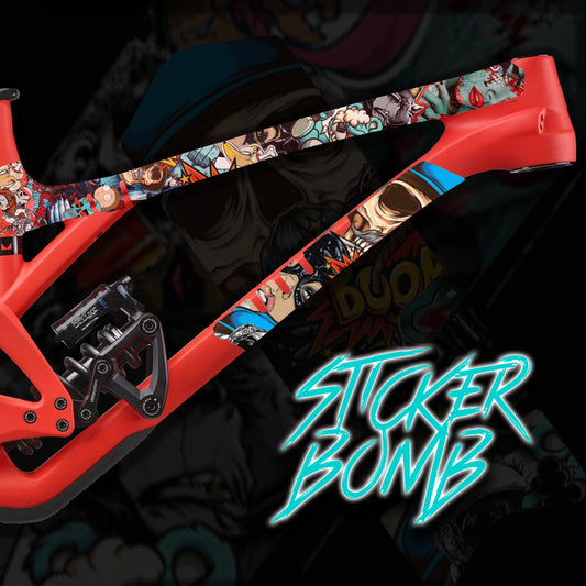 STICKER BOMB
